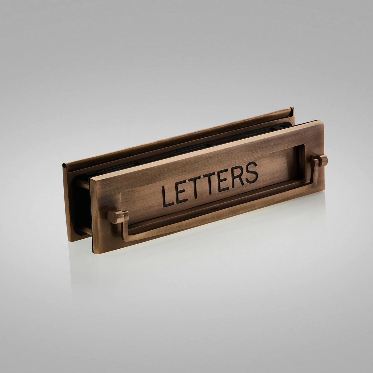 Classic Sleeved Letterbox with Postal Knocker and "LETTERS" embossed ...